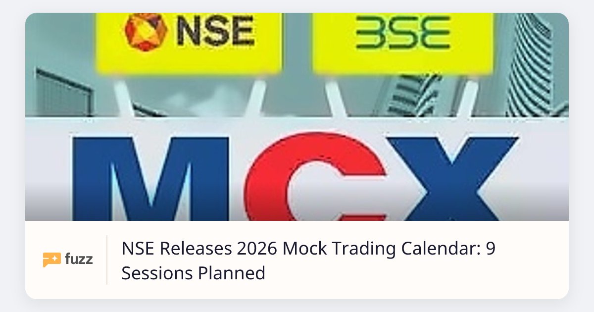 NSE Releases 2026 Mock Trading Calendar: 9 Sessions Planned